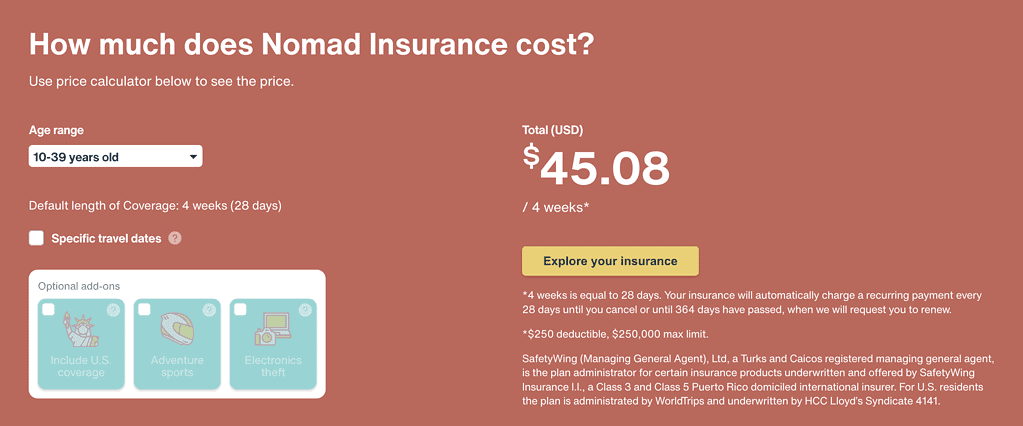 SafetyWing Travel Insurance Review: Affordable for Nomads